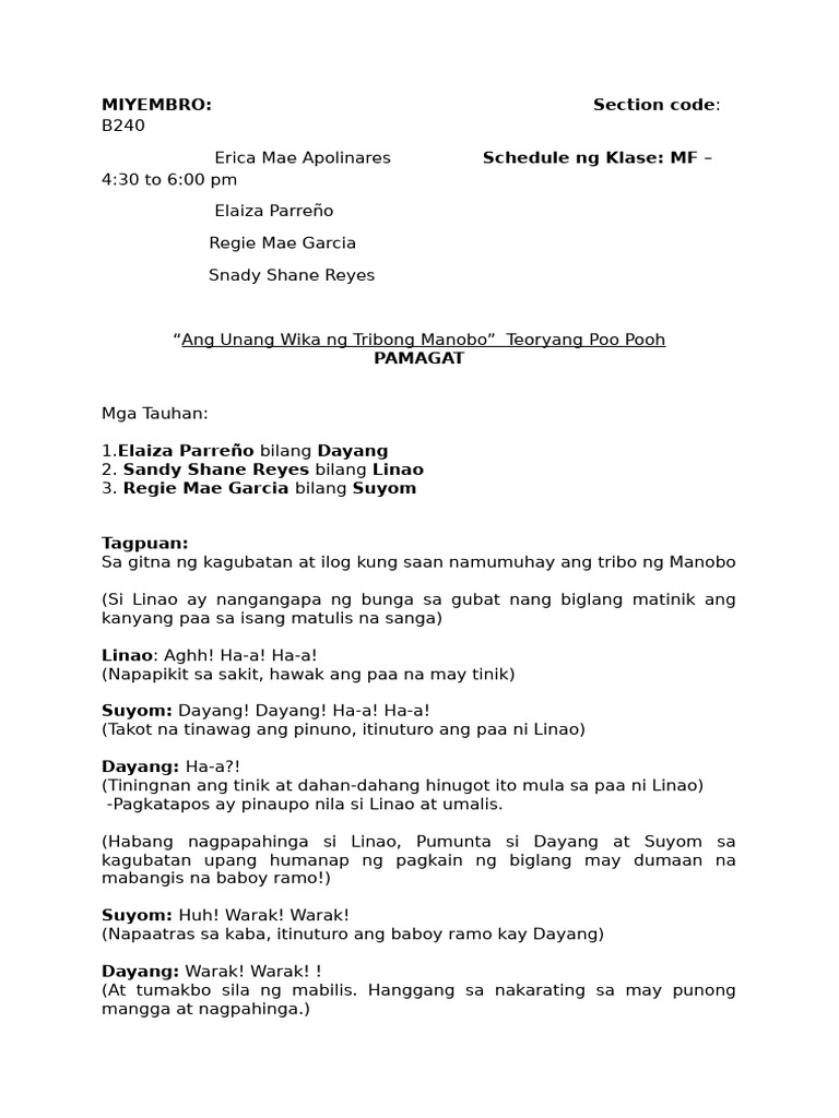 Final Script | PDF