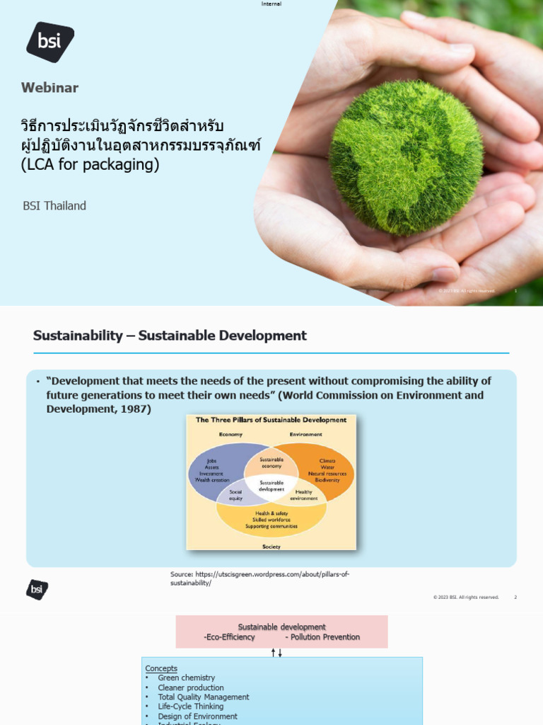 Webinar Lca For Packaging | PDF