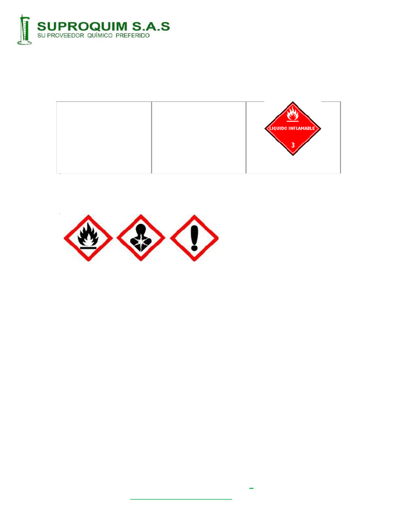 Ficha de Seguridad Thinner | PDF | Agua | Solvente
