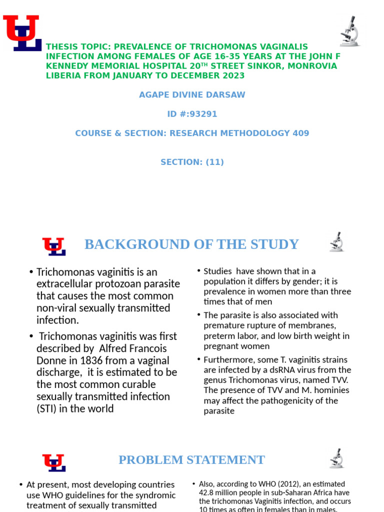 Thesis Proposal Defense Sample-1 | PDF | Sexually Transmitted Infection ...