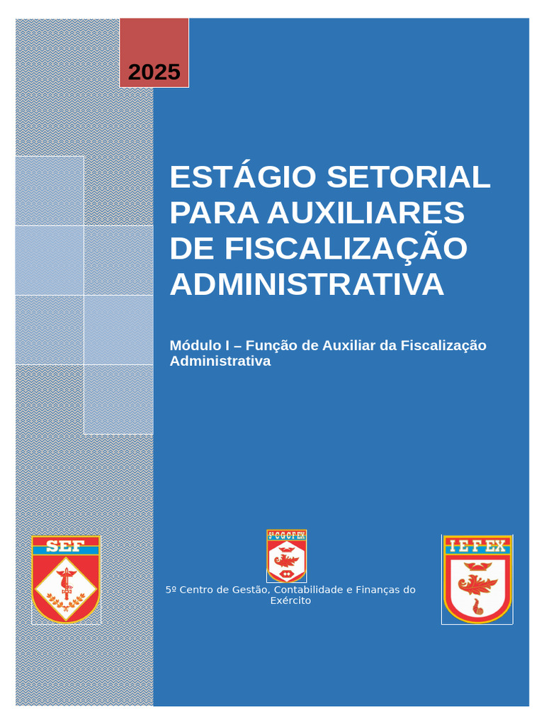 Estágio Setorial para Auxiliares de Fiscalização | PDF | Contabilidade ...