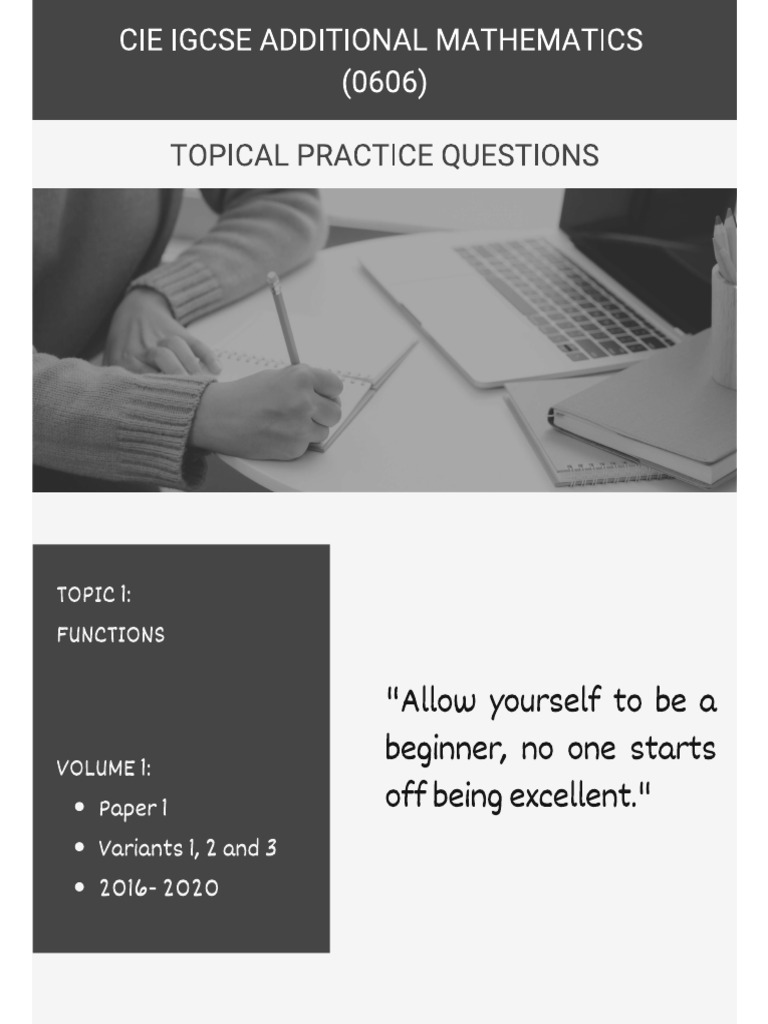 Add Maths Past Papers | PDF