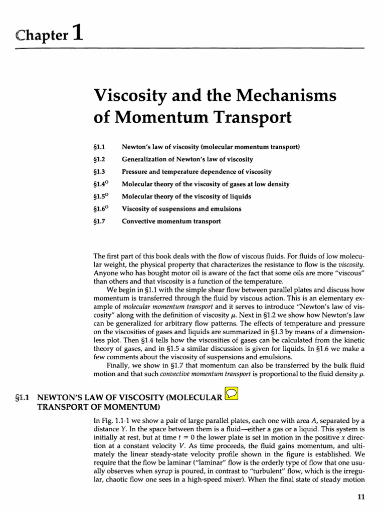 Fluid Viscosity Basics | PDF | Viscosity | Fluid Mechanics