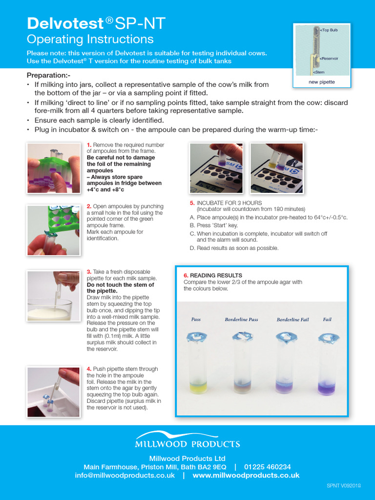 Delvotest spnt.18 Instructions | PDF | Antibiotics | Drugs
