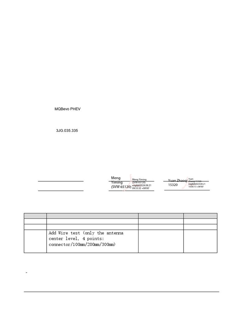 EMC Test Plan for MQBevo PHEV | PDF | Electromagnetic Interference ...