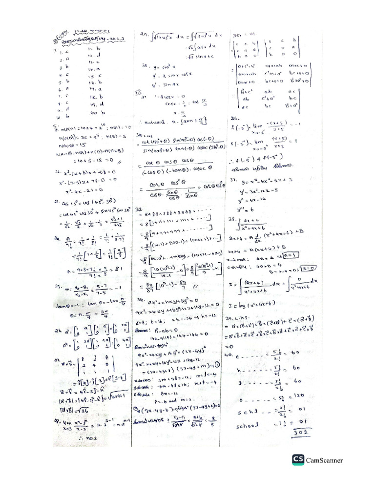 11th - Engli TM Half Yearly Exam 2023 Answer Keys Tami | PDF