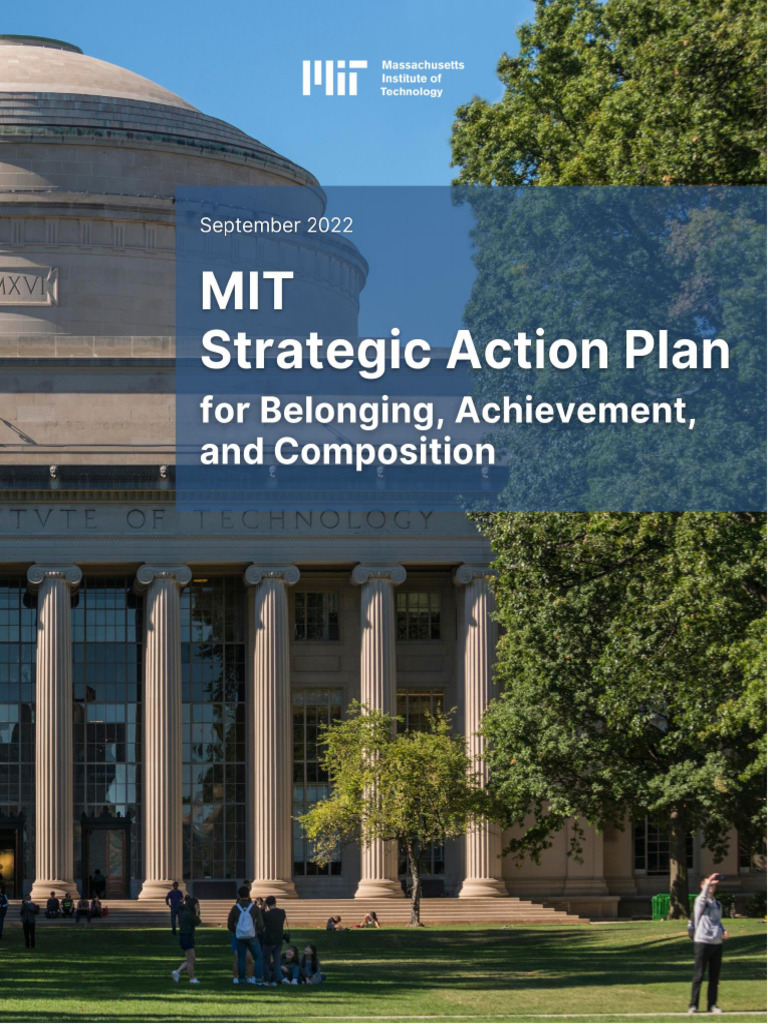 MIT Strategic Action Plan for Community | PDF | Mentorship | Community