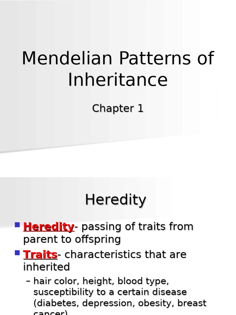 Mendelian Inheritance Explained | PDF | Dominance (Genetics) | Heredity