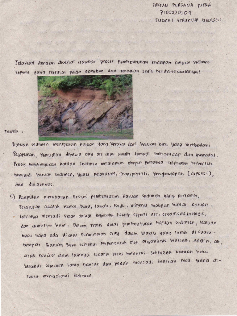 Sofyan Perdana - Tugas 1 Struktur Geologi | PDF