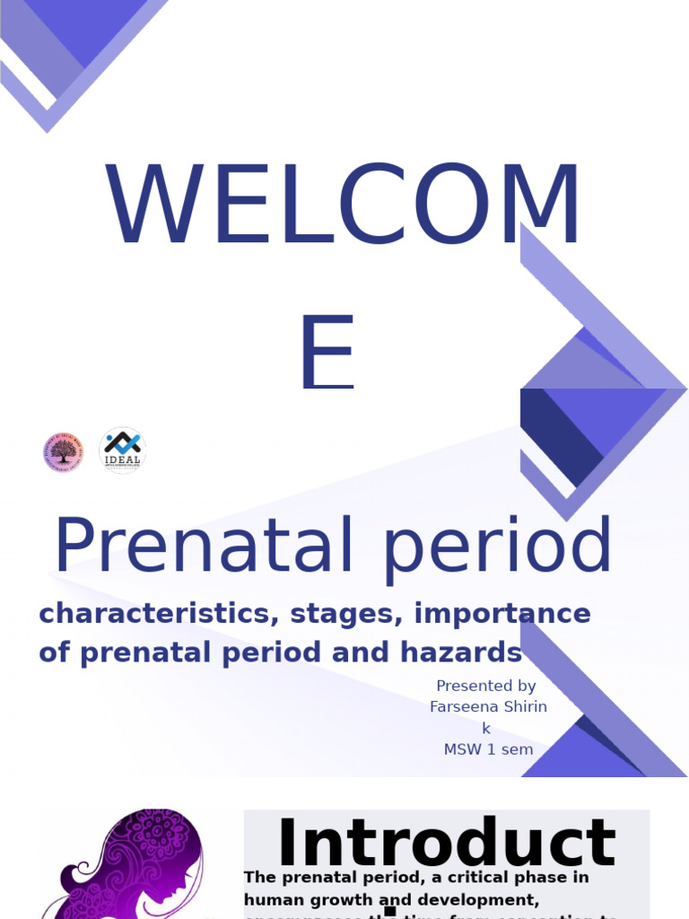 Stages and Importance of Prenatal Development | PDF | Prenatal ...