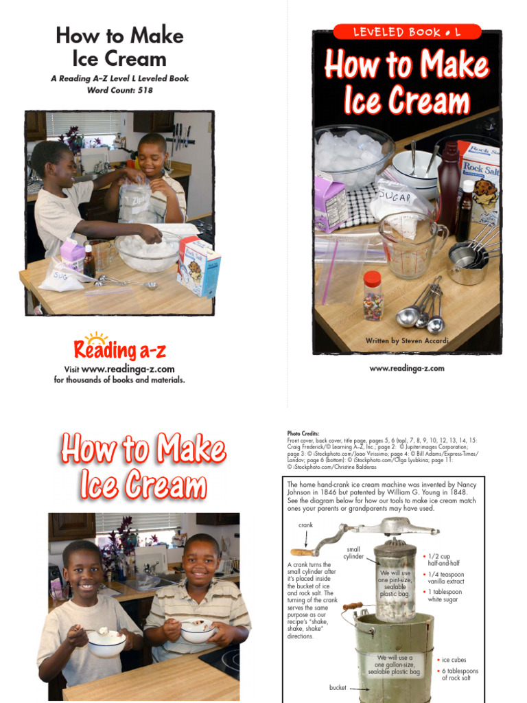 How To Make Ice Cream | PDF | Teaspoon | Ice Cream