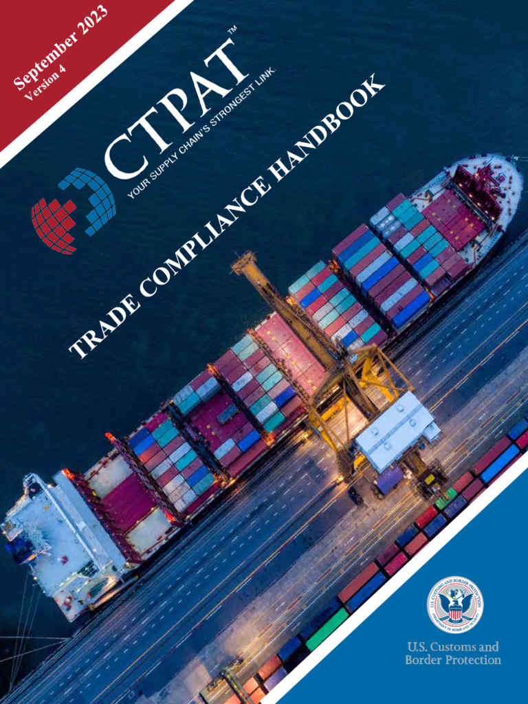 CTPAT Trade Compliance Handbook 2023 | PDF | Internal Control ...