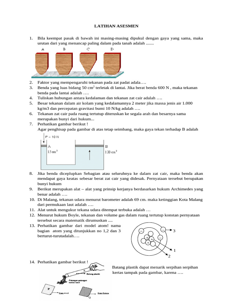Latihan Uas Ipa 9 Gasal | PDF