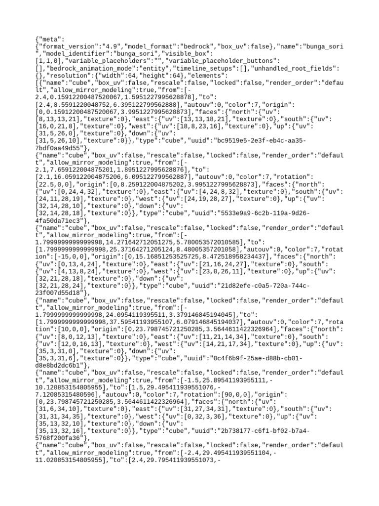 bunga_sori.bbmodel | PDF | Computer Architecture