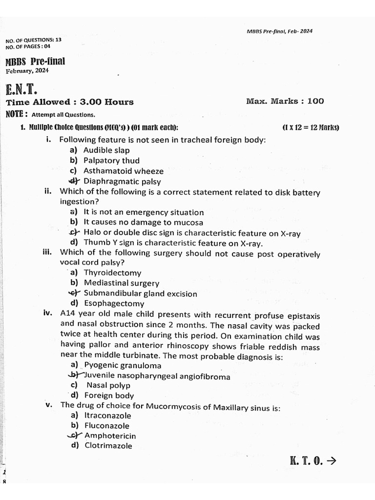 Prefinal Papers (A) | PDF