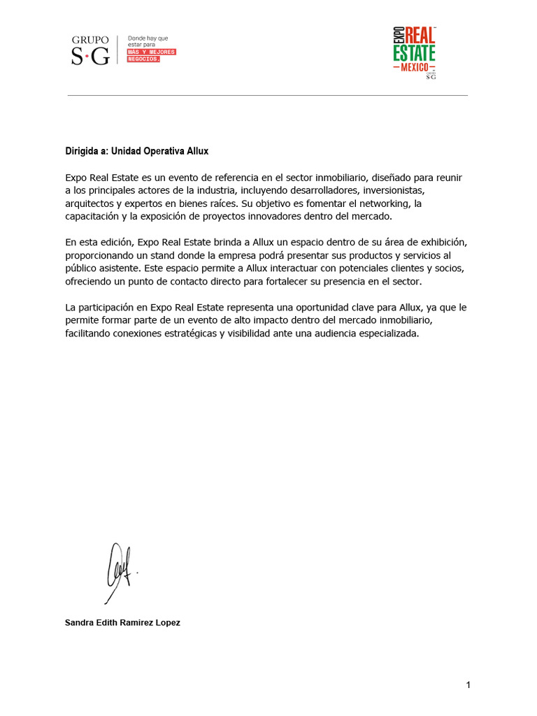 Carta Allux 2 | PDF