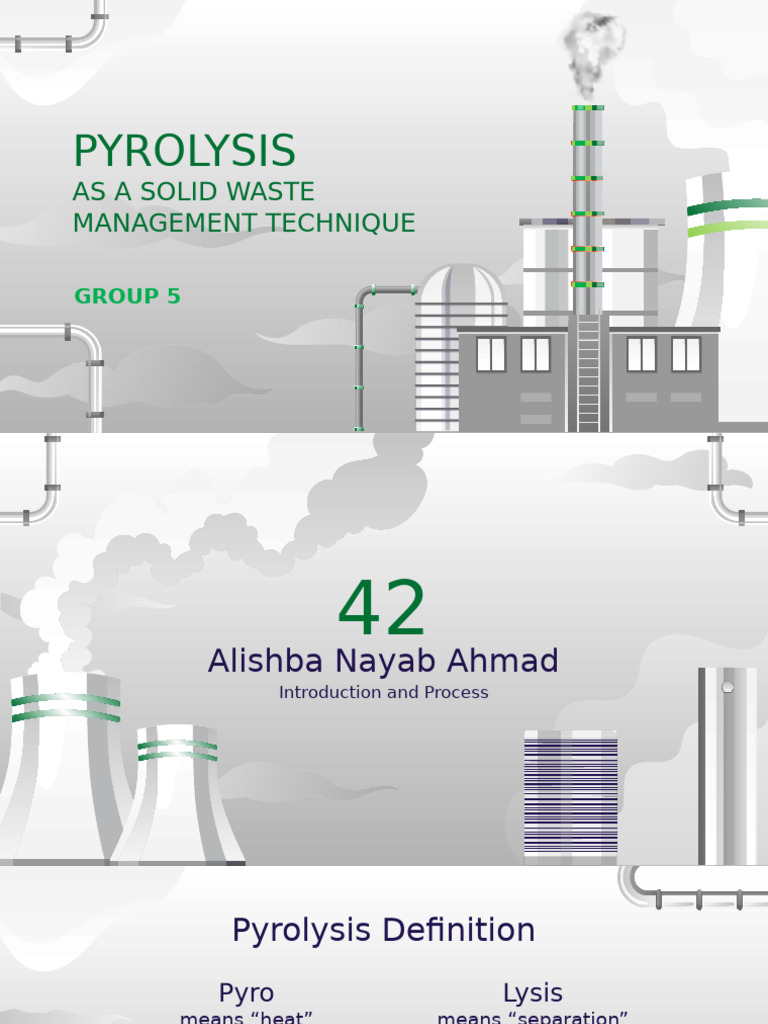 Pyrolysis in Waste Management Solutions | PDF | Pyrolysis | Materials