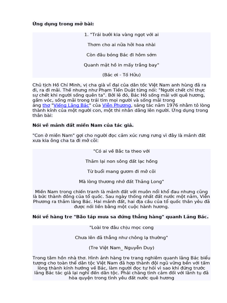 NG D NG Trong M Bài | PDF