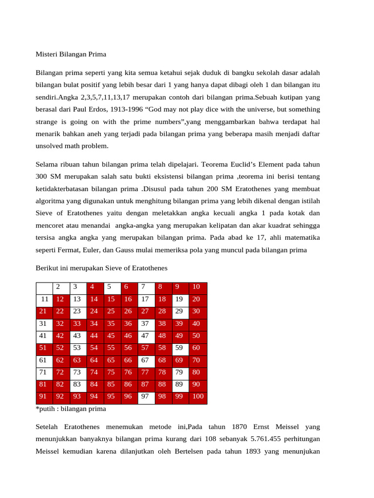 Bilangan Prima | PDF