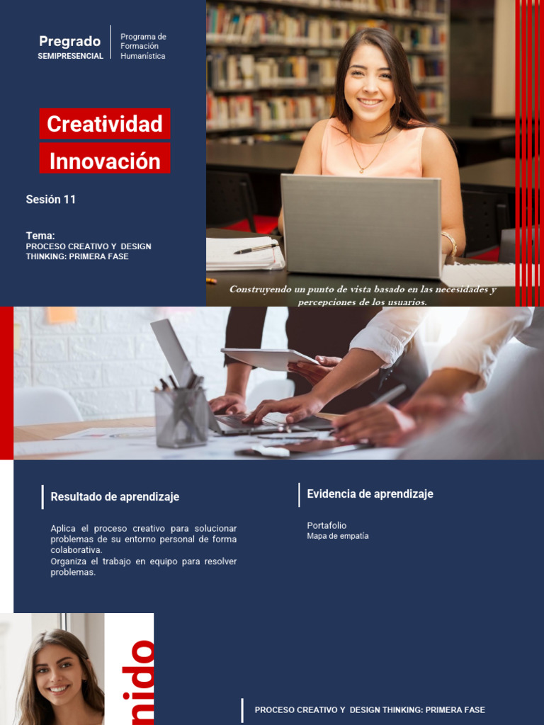 Proceso Creativo y Design Thinking | PDF | Creatividad | Empatía