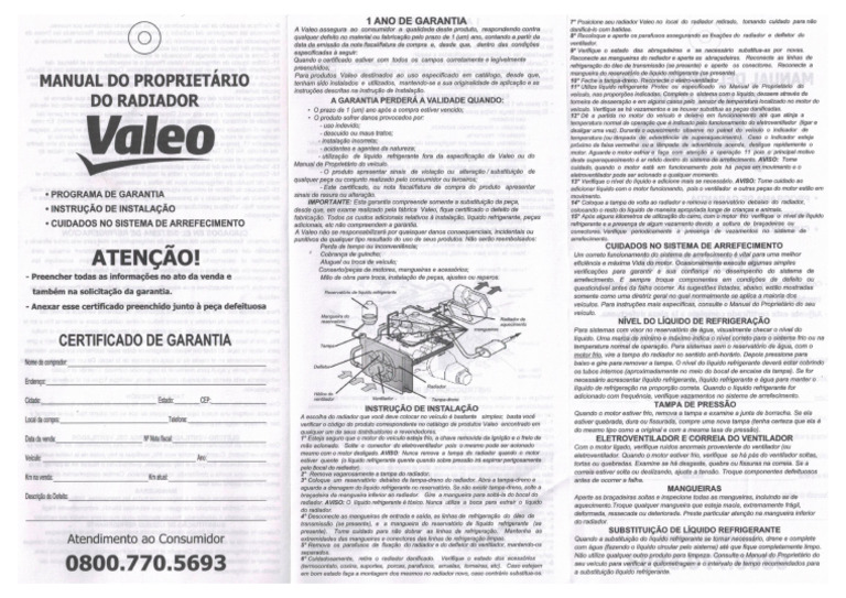 Certificado Valeo | PDF