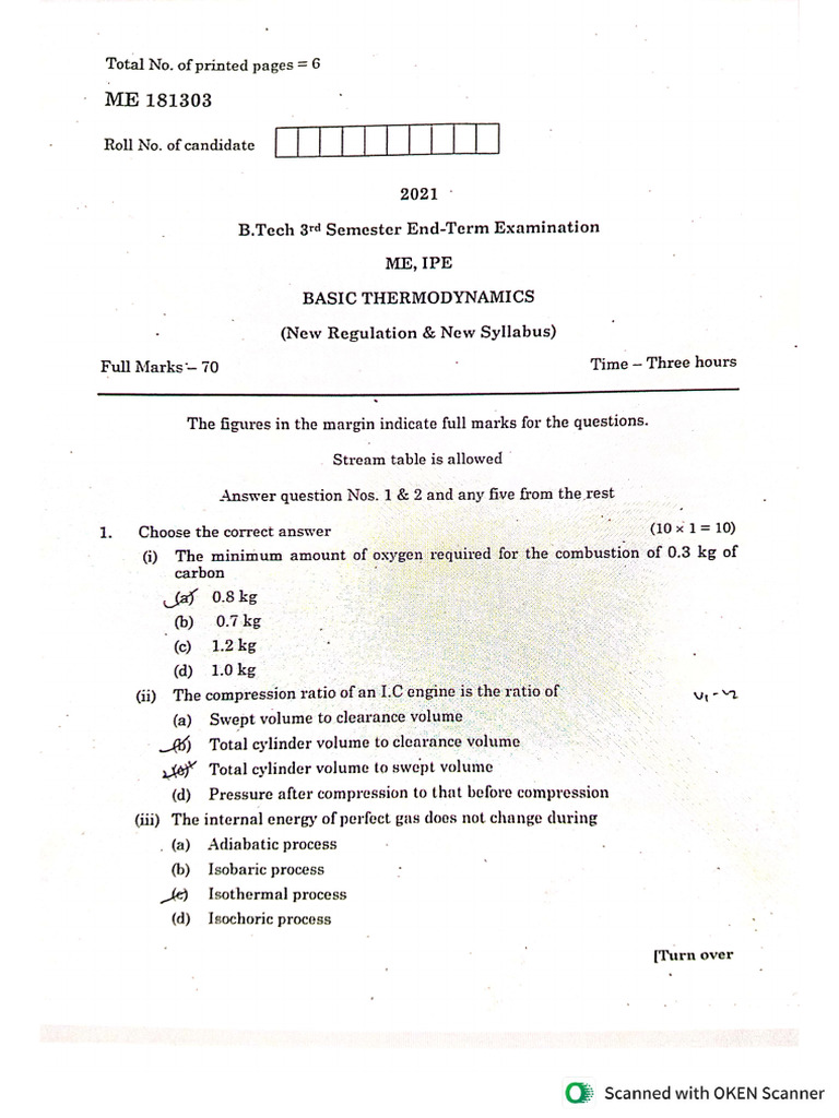 Basic Thermodynamics | PDF