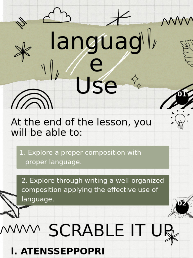 Effective Language Use and Mechanics Guide | PDF | Comma | Adjective