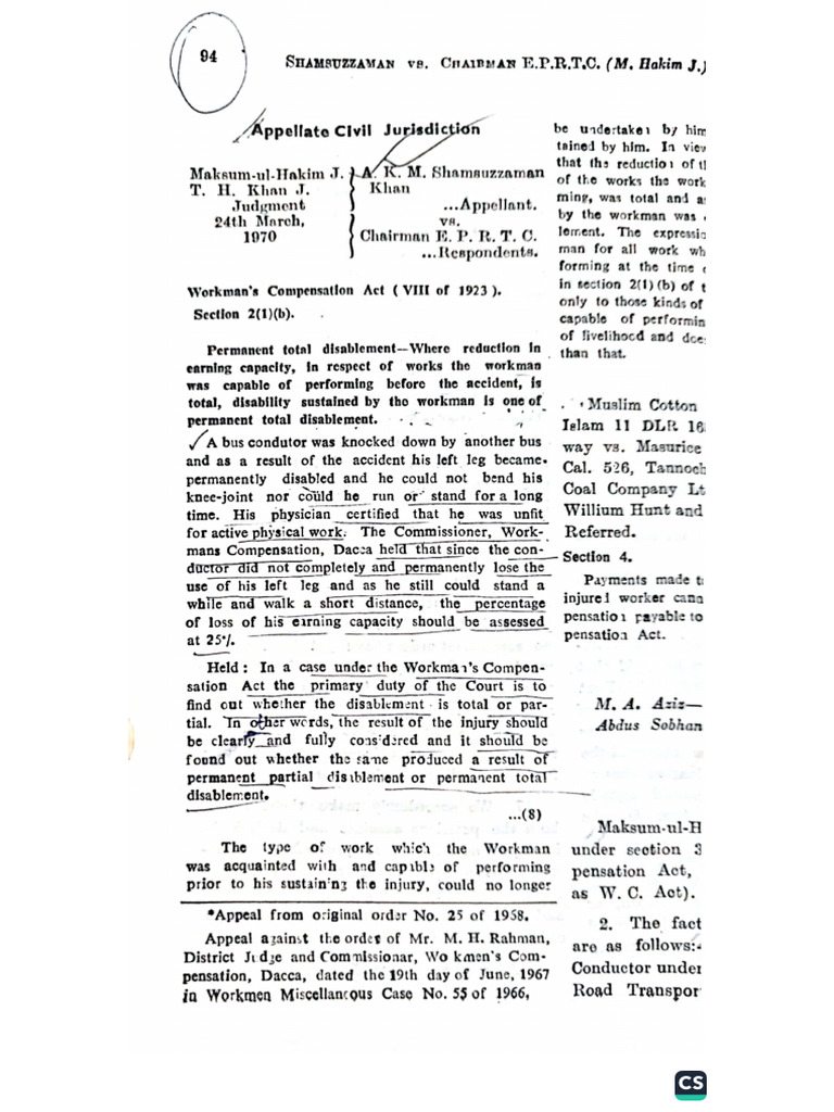 Compensation Case | PDF