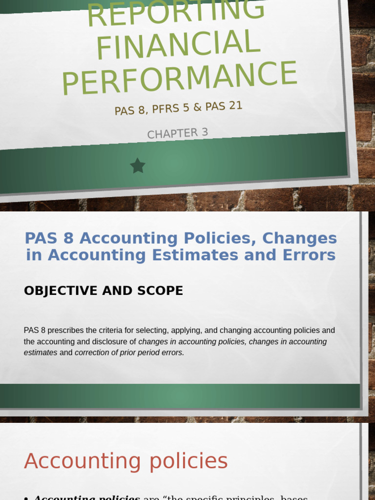 Financial Reporting Standards Overview | PDF | Currency | Exchange Rate
