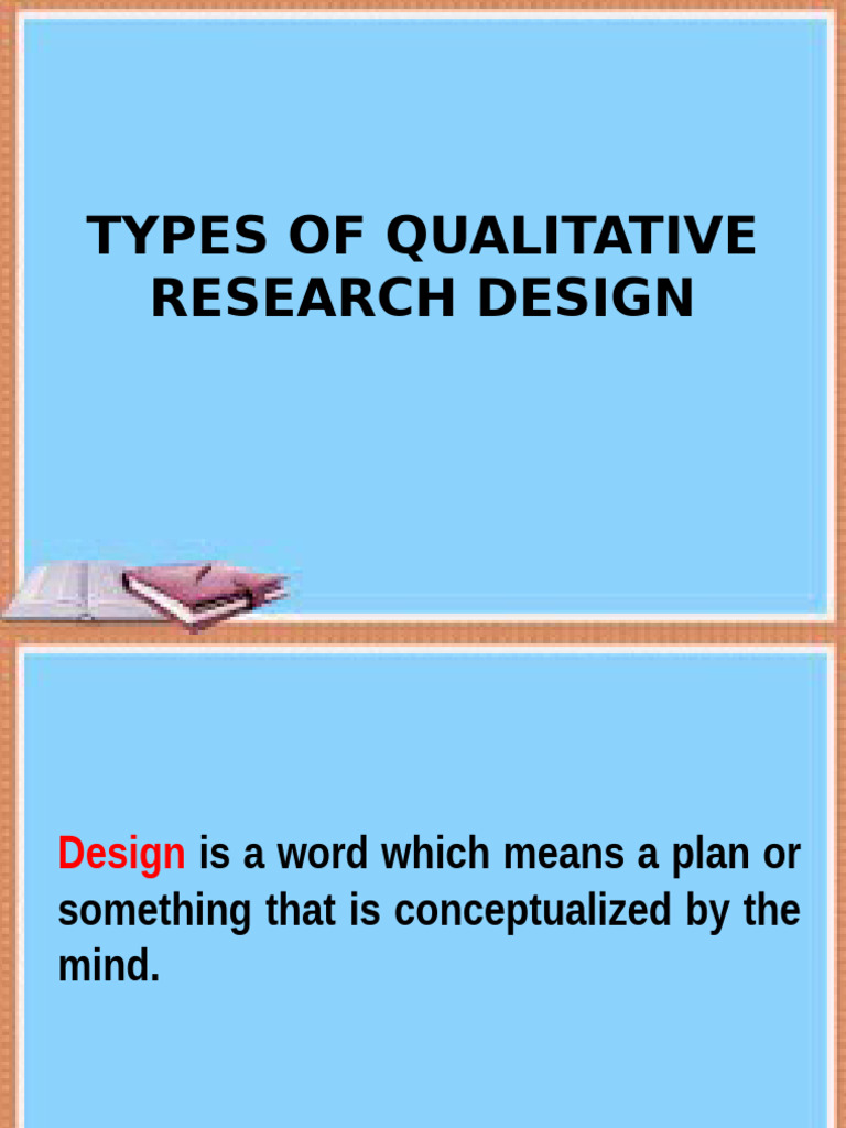 Qualitative Research Design Overview | PDF