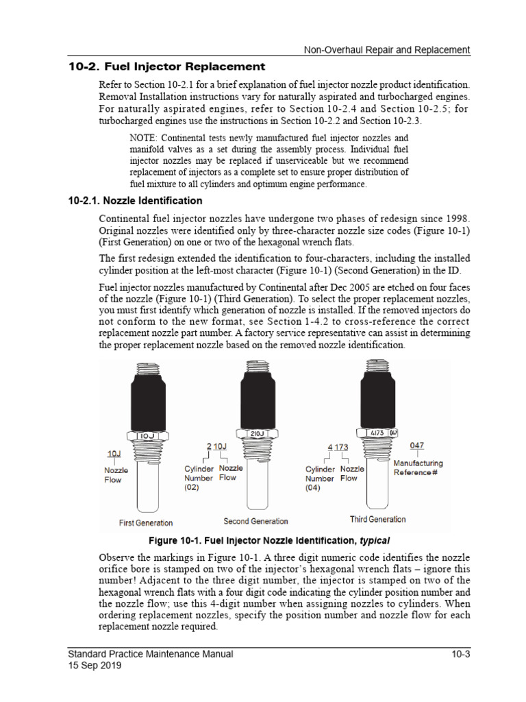 Aircraft Fuel Injector Guide | PDF | Ignition System | Fuel Injection