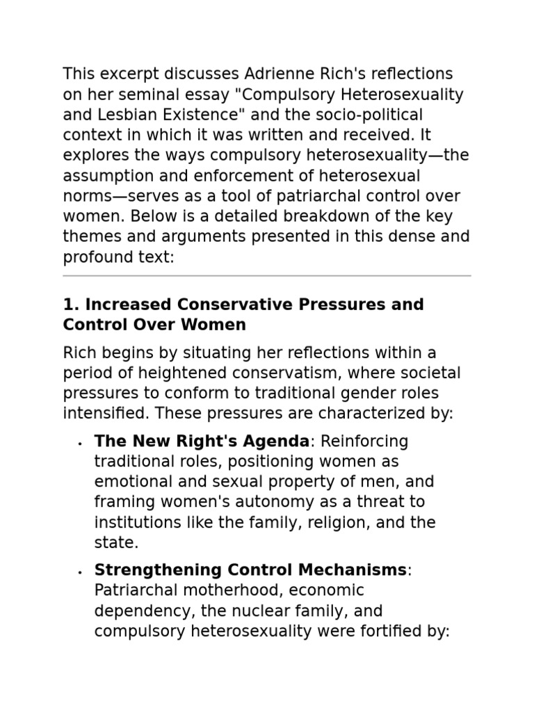 Feminist Critique of Heteronormativity | PDF | Gender Studies | Feminism