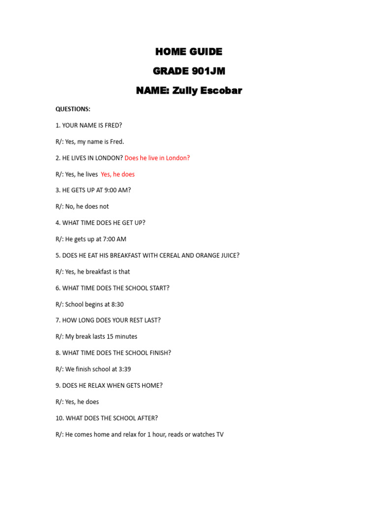 Trabajo de Ingles 901 | PDF