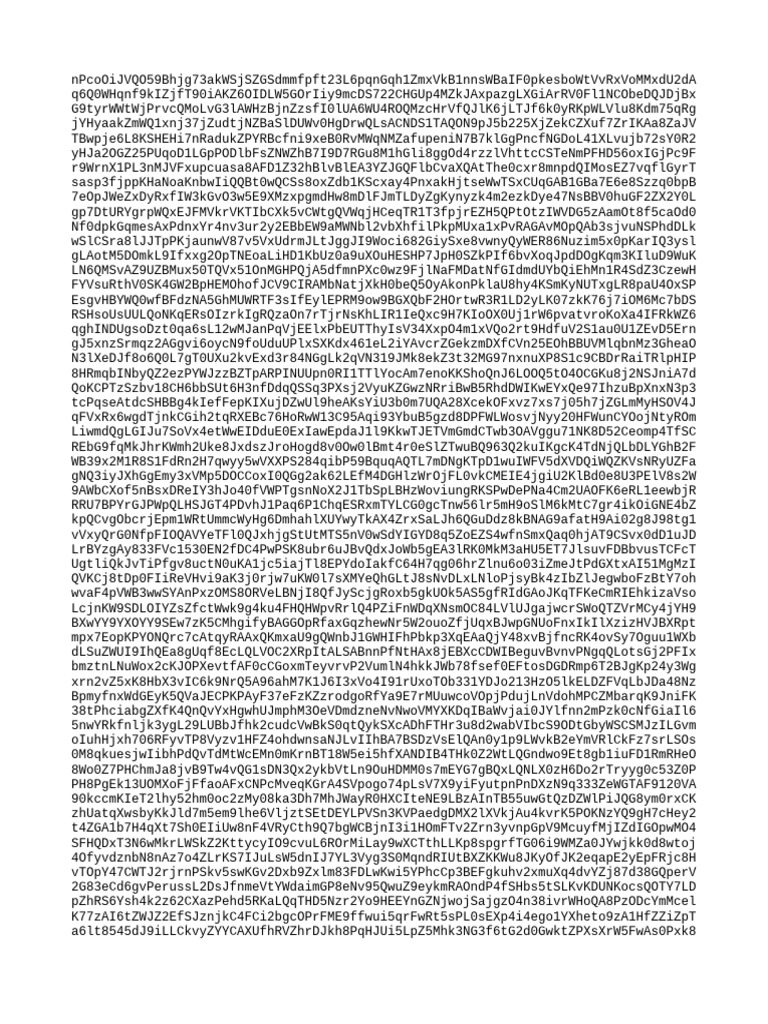 Random Alphanumeric Document | PDF