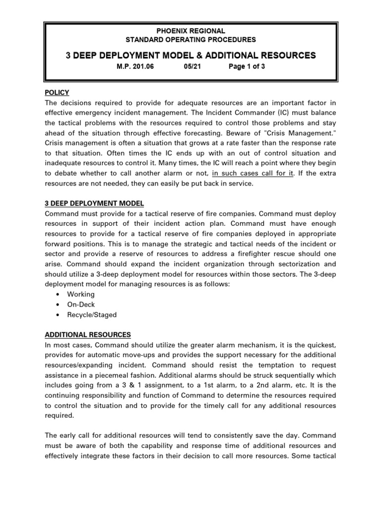 3 Deep Deployment | PDF | Safety