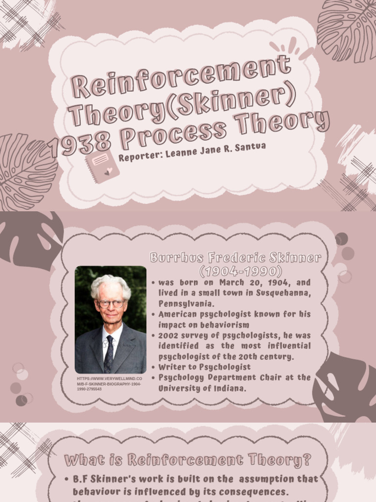 Understanding B.F. Skinner's Reinforcement Theory | PDF | Reinforcement ...