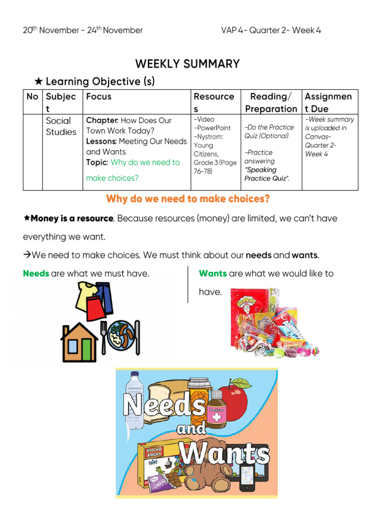 Social Studies 3 - Quarter 2 - Week 4 - Weekly Summary | PDF