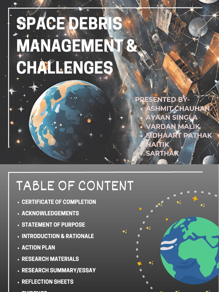 Space Debris Management & Challenges | PDF | Space Debris | Satellite