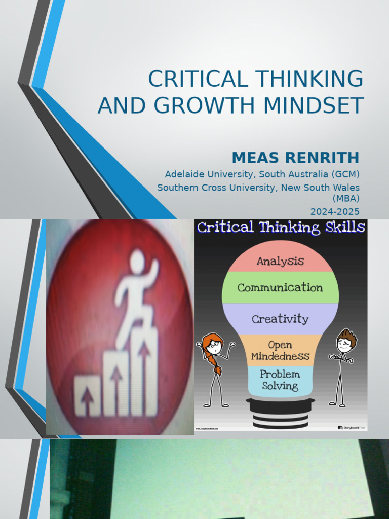 Critical Thinking and Growth Mindset Course | PDF | Critical Thinking ...