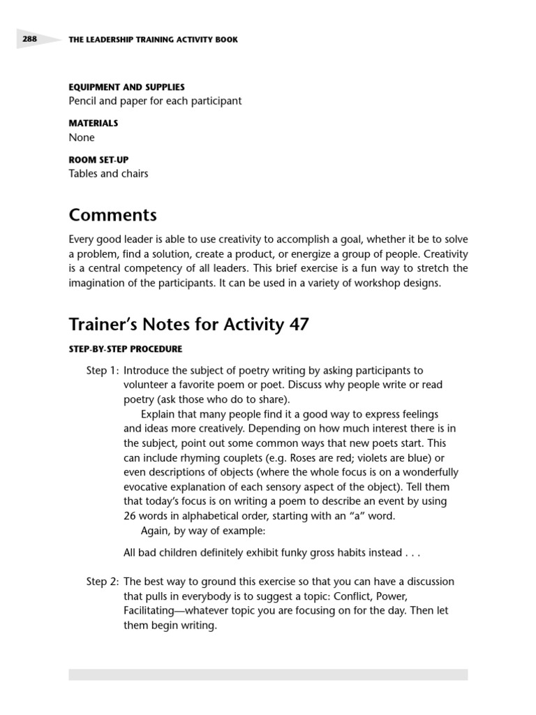 Activities Creative Thinking | PDF | Poetry | Creativity
