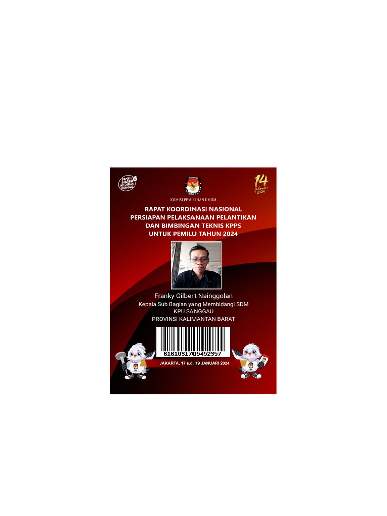 Nama Tag KPPS Franky Nainggolan | PDF