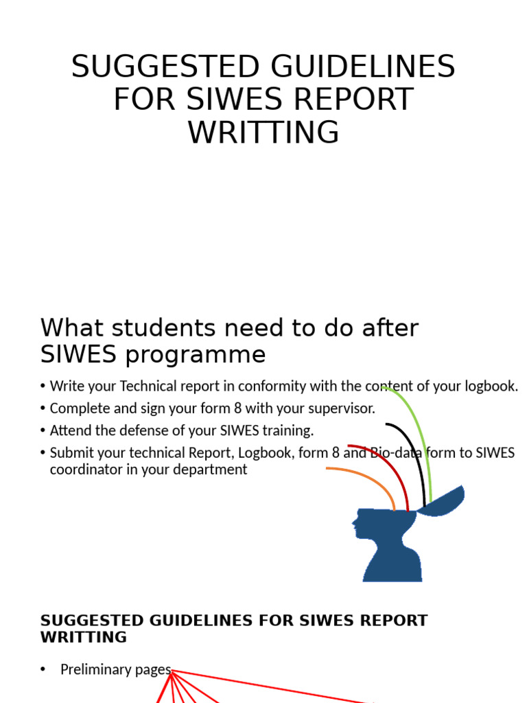 Suggested Guideline For Siwes Report Writinggg | PDF