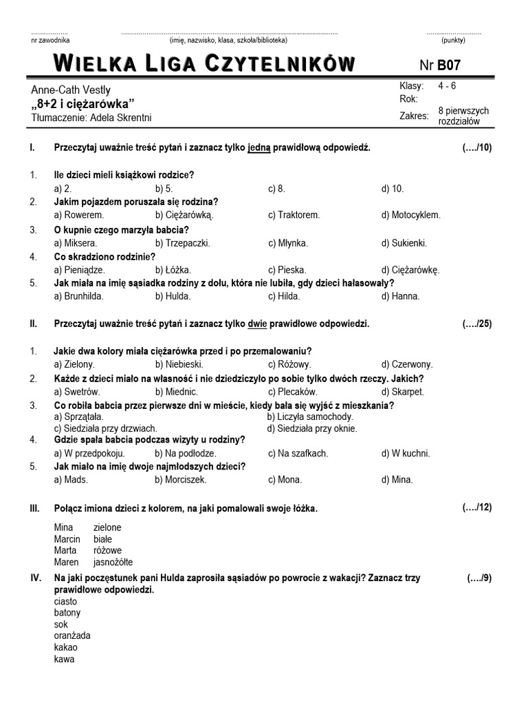 B07 8+2 I Ciezarowka Pyt | PDF