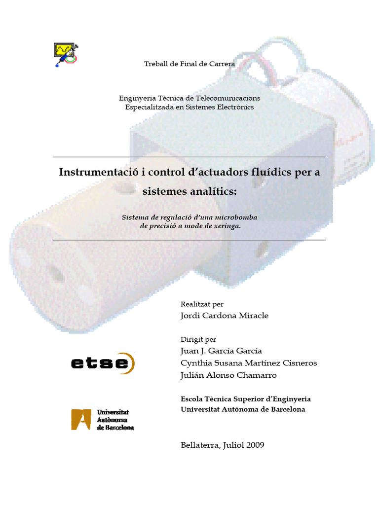 Treball de Final de Carrera Control Bobes LPVX | PDF