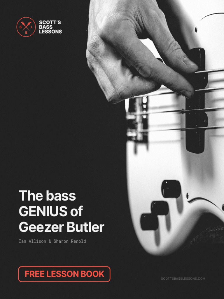 Songbook Bass GENIUS of Geezer Butler | PDF | Heavy Metal Music | Rock ...