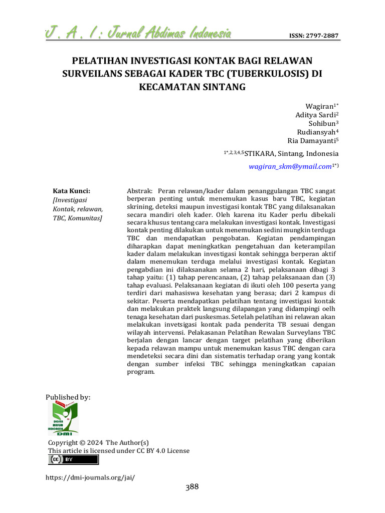 ARTIKEL TBC (2) | PDF