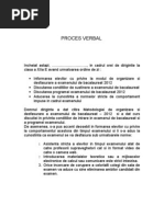 Proces Verbal Model PDF | PDF