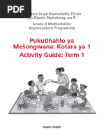 Grade R Activity-Guide-Term-3-Cover - Sepedi - Print | PDF | Learning ...