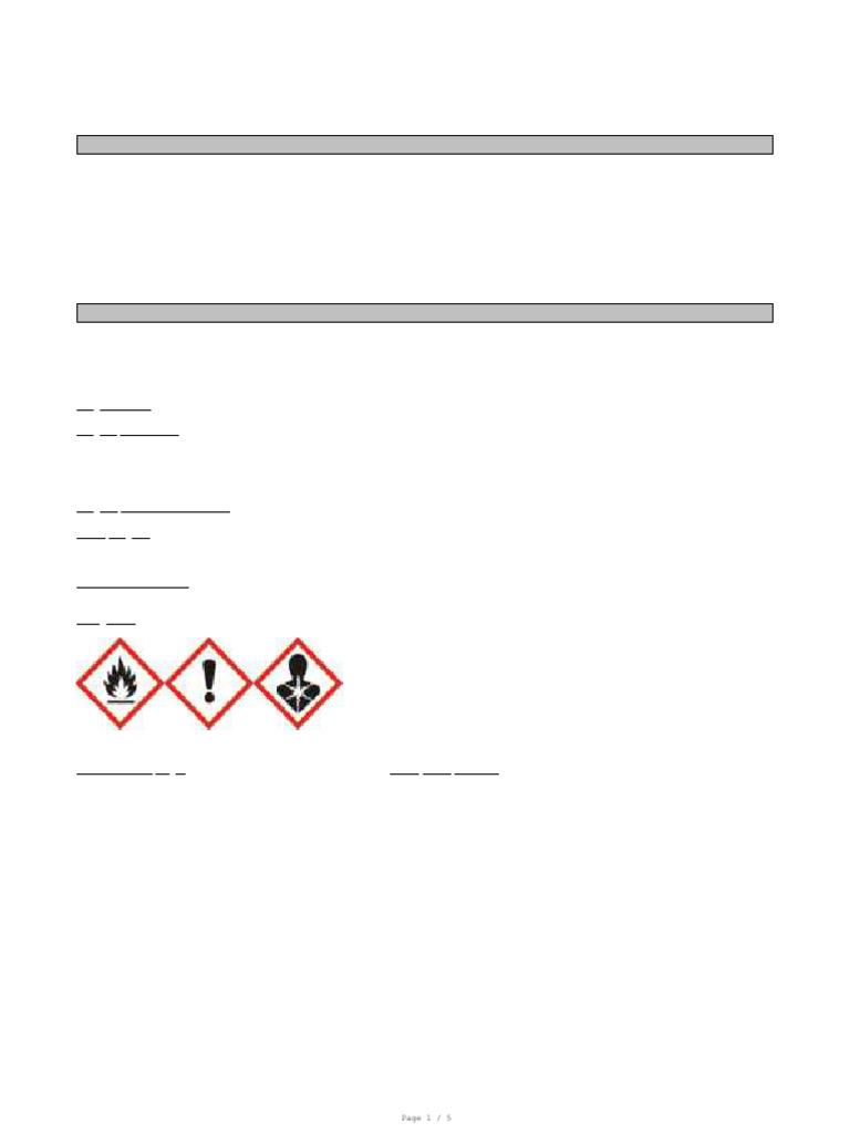 Hoja de Seguridad ULTRA SOLV 40 SC | PDF | Química