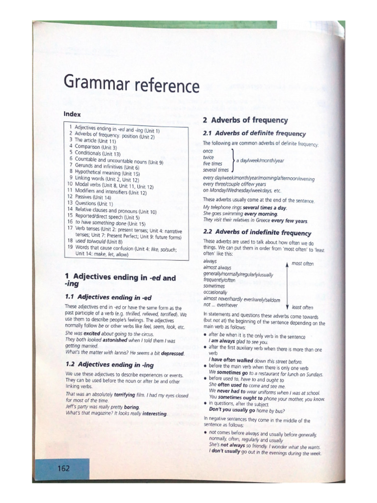 Grammar Reference 2 | PDF